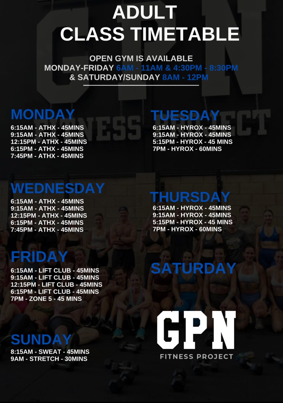 Adult GYM Membership | GPN Fitness Project